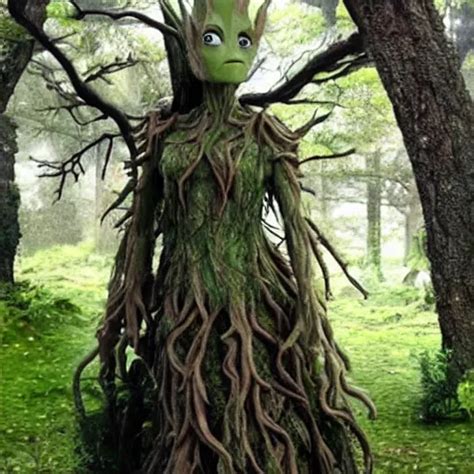 Female Treebeard The Ent Stable Diffusion