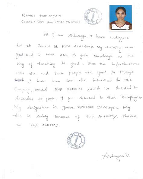 fita testimonials fita chennai reviews fita chennai complaints