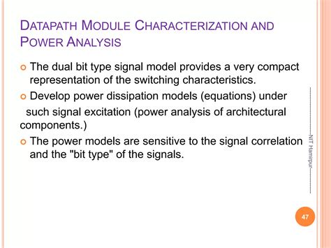 Simulation Power Analysis Low Power Vlsi Pptx Computer Software And