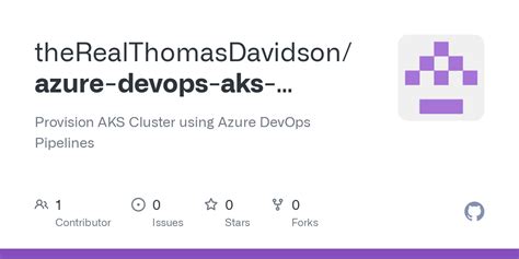Github Therealthomasdavidsonazure Devops Aks Kubernetes Terraform Pipeline Provision Aks