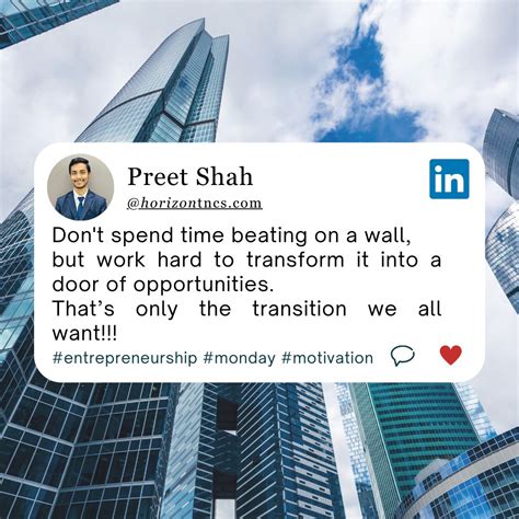 Preet Shah On Linkedin Monday Motivation Entrepreneurship