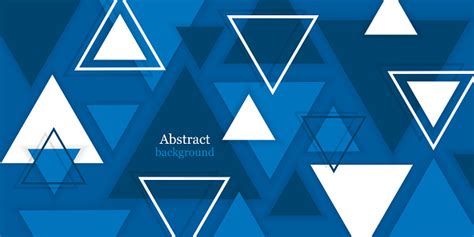삼각형 배경입니다 파란색과 흰색 삼각형이 있는 추상적인 배경입니다 벡터 일러스트레이션 기하학적 모양입니다 조각 배경 3d 다각형 0명에 대한 스톡 벡터 아트 및 기타 이미지