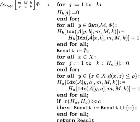Sketch Of The Model Checking Algorithm For The Statistical Similarity