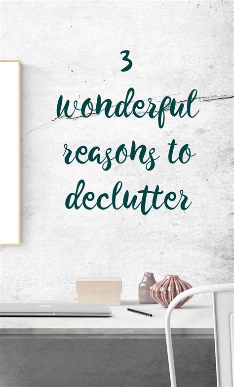 reasons to declutter