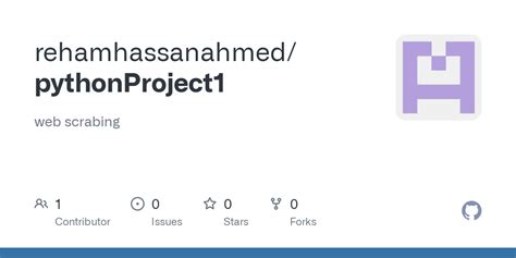 github rehamhassanahmed pythonproject1 web scrabing