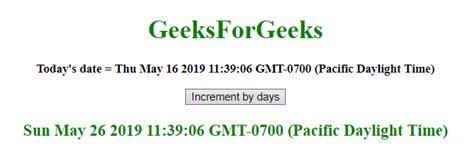 Incrémenter Une Date Donnée En Javascript Stacklima