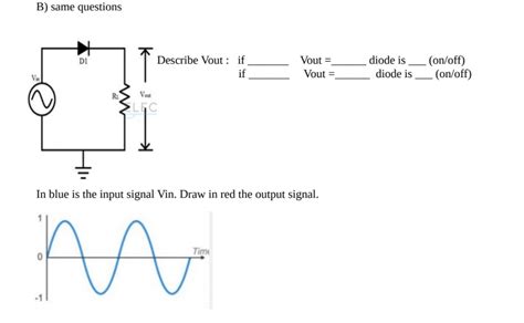 Solved Suppose For The Following Questions That The Diode Chegg