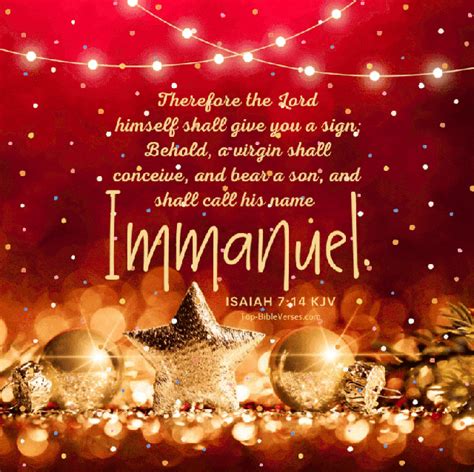 Isaiah 714 Christmas Bible Verse  Images Behold A Virgin Shall
