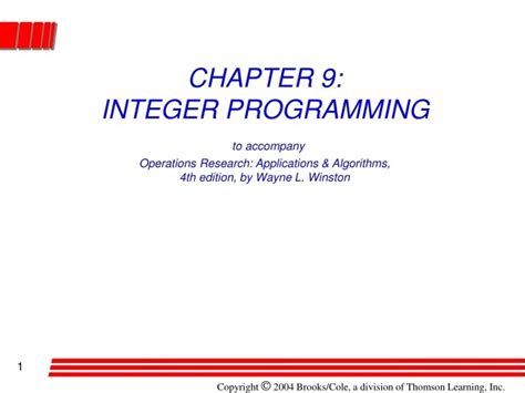 Ppt Integer Programming Definition Powerpoint Presentation Free