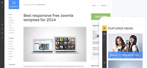 Magazine Free Joomla Template By Gavickpro