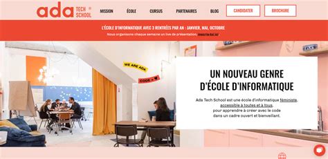 Lécole De Code Féministe Ada Tech School Décolle Avec 3 Millions D