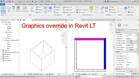 Graphics Override In Revit Lt Youtube