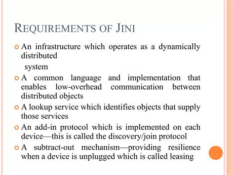 Jini Technology Ppt Pptx Internet Computing