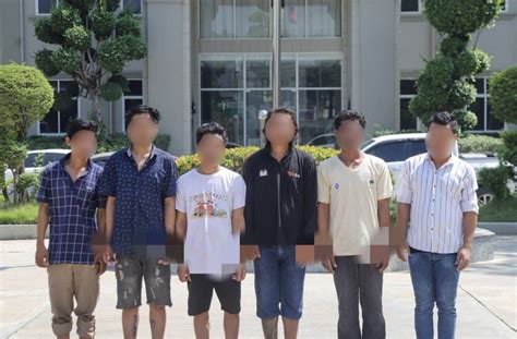 កម្លាំង កងរាជអាវុធហត្ថរាជធានីភ្នំពេញ បញ្ជូនជនសង្ស័យ០៦នាក់ ទៅតុលាការ ពាក់ព័ន្ធករណីគ្រឿងញៀន