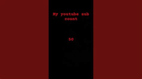 My Youtube Sub Count Youtube