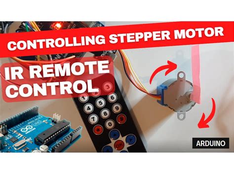 Controlling Stepper Motor 28byj 48 With Ir Remote And Arduino
