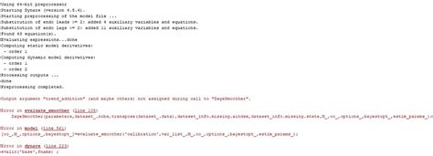 Calib Smoother Problem Stochastic Simulations Dynare Forum