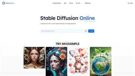 Stable Diffusion Online | ChatableApps - AI Tools Directory | 5000+ AI Solutions