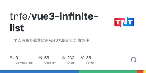 vue3 infinite list demo components demo demo1 vue at main · tnfe vue3