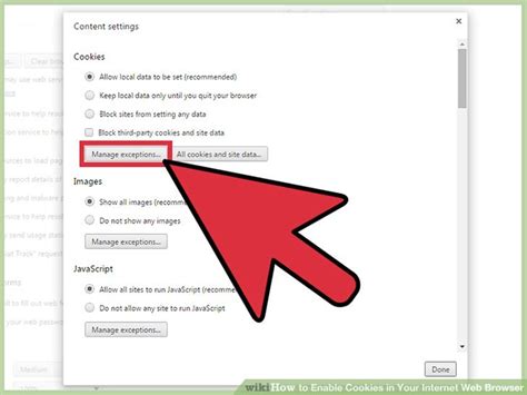 8 Ways To Enable Cookies In Your Internet Web Browser Wikihow