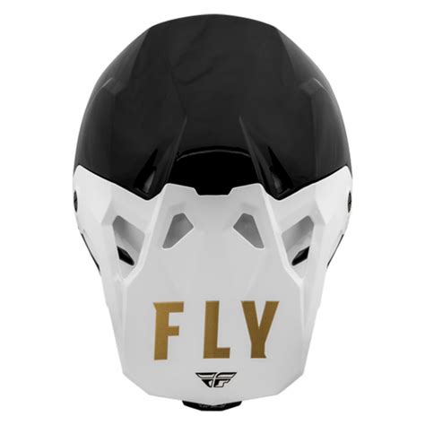 Шлем кроссовый FLY RACING FORMULA CP Slant (черный/белый/золотой, XL ...