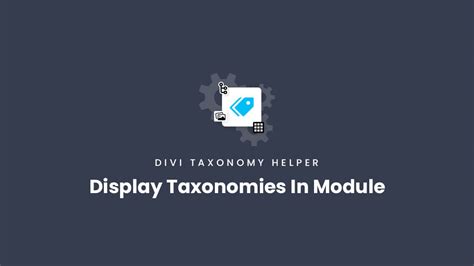 Display Taxonomies In Module Pee Aye Creative