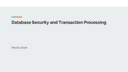 PPT DBMS Notes Teachmint