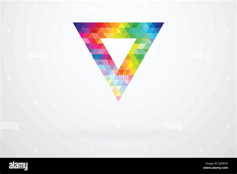 Triangle Color Palette Guide Spectrum Vector Stock Vector Image And Art