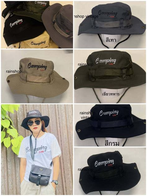 หมวกเดินป่ากันแดดหมวกเท่ๆหมวกบักเก็ต หมวกกันแดด แฟชั่นฤดูร้อน สําหรับผู้ชาย และผู้หญิง เสื้อ