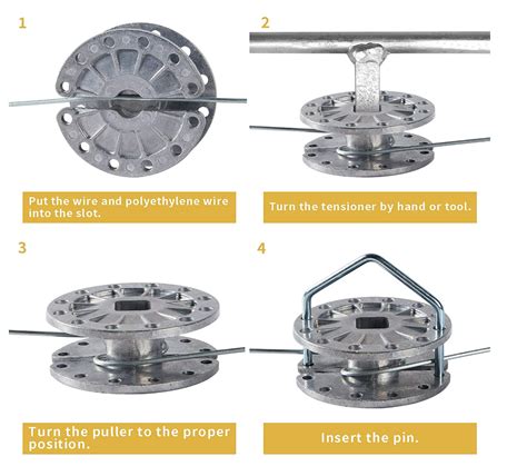 50pcs Fence Tensioner Strainer Non Ratchet For Tensioning Fence Wire I