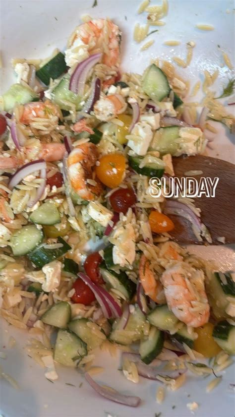 Barefoot Contessa Shrimp Orzo Salad Delish Sides Recipe Salad