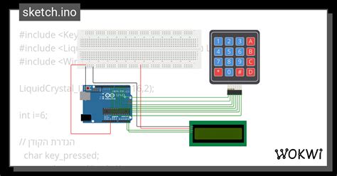 Keypad And Lcd Example Wokwi Esp32 Stm32 Arduino Simulator