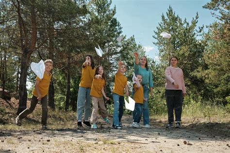 숲에서 프리스비를 하는 사람들의 무리 사진 Unsplash의 여름 이미지