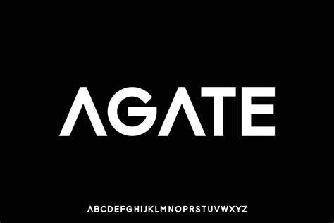 Elegant Modern Strong Sans Serif Display Font 17777973 Vector Art At Vecteezy