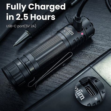 Sofirn Sc32 Led Flashlight Max 2000lm Usb C Rechargeable Mini Tactical Torch Pocket Edc Light