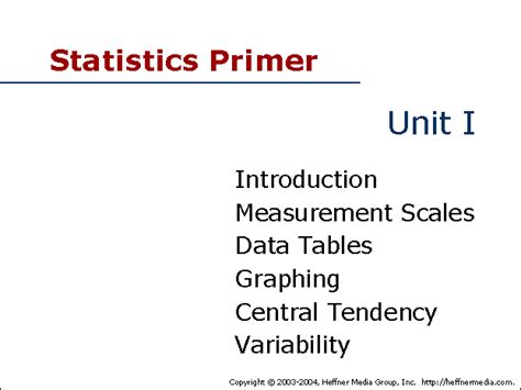 Unit 1 Measurement Scales Data Tables Graphing AllPsych