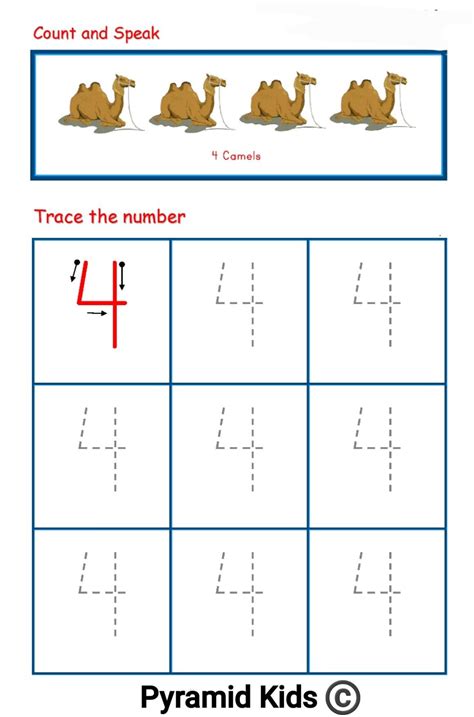 Number Writing Practice Worksheet