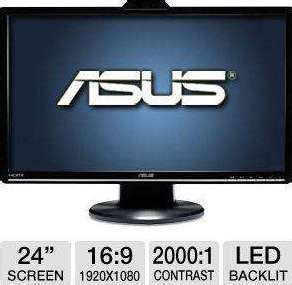 ASUS VK248H-CSM 24-Inch Full-HD LED-Lit LCD Monitor with Integrated ...