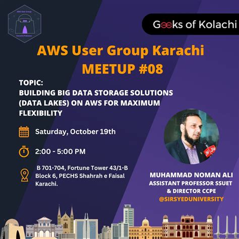 Aws Ug Karachi On Linkedin Awsmeetup Awsugkhi Awscommunity
