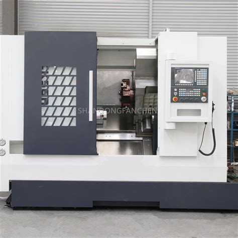 Tck CNC Oblique Turning And Milling Composite Power Turret Horizontal Inclined Rail Lathe
