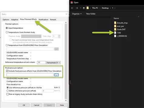 Solidworks Flow Simulation Fea Load Transfer Setup Results And Static
