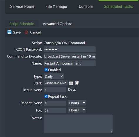 Scheduled Rcon Tasks Streamline Servers