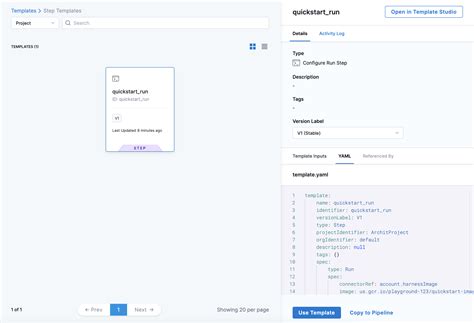Create A Step Template Harness Developer Hub