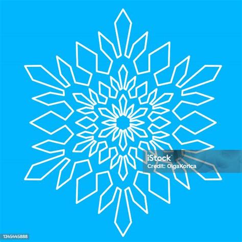 눈송이 아이콘 크리스마스 장식 얼음 눈송이 대칭 만다라 벡터 0명에 대한 스톡 벡터 아트 및 기타 이미지 0명 12월 1월 Istock