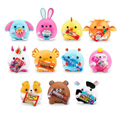 Zuru Snackles Reeses Pieces Axolotl Super Sized 14 Inch Plush By Zuru Ultra