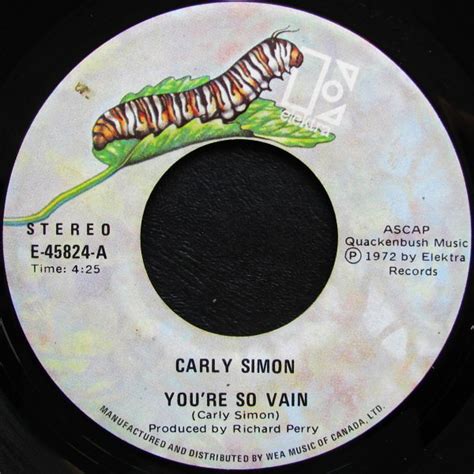 Carly Simon You Re So Vain Vinyl Discogs