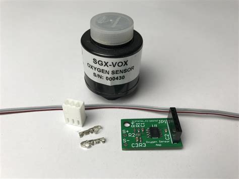 Pcb Gain Circuit For Sgx Vox Electrochemical Oxygen Sensor 0 100 Fio2