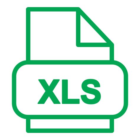 xls file generic simple colors icon