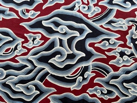 Classic Cloud Motif Batik Tulis Hand Drawn Batik Scarf Etsy