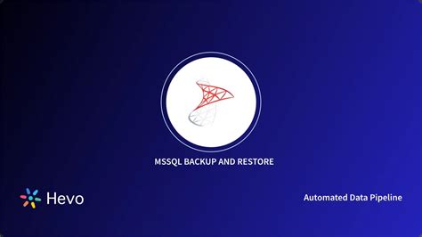 back up and restore database operations with mssql hevo